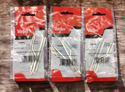 3 Packs WELLER 7250W STANDARD SOLDERING TIPS 2 PER PACK FOR D550 & D650 ...
