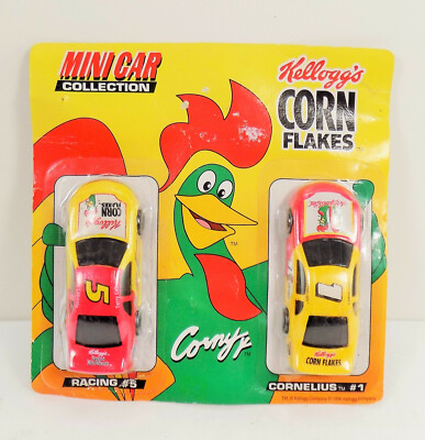 KELLOGGS CORN FLAKES / MINI-CAR COLLECTION / RACING CARS 1 & 5 / VTG ...