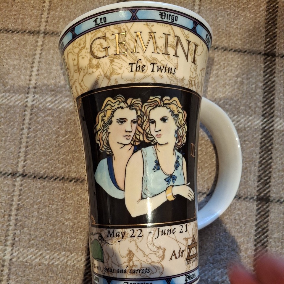 Dunoon - Zodiac Mug - GEMINI - Twins - By Jack Dadd - Scottish Fine ...