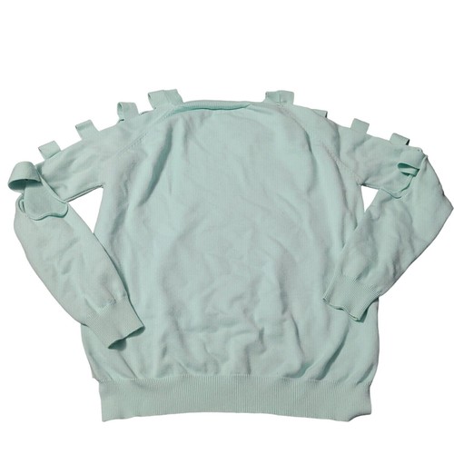 Meaneor Womens Sweater Green Size XL Nylon Blend Open Long Sleeve ...