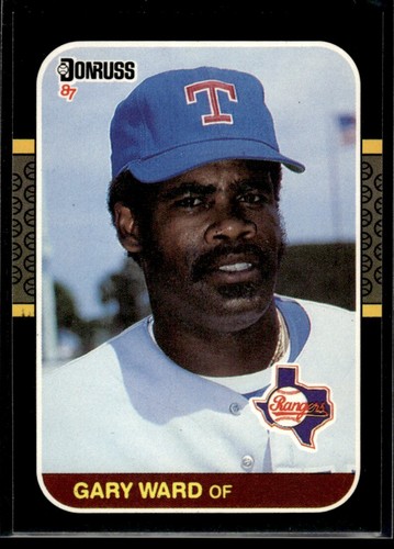 1987 Donruss #427 Gary Ward Texas Rangers | eBay