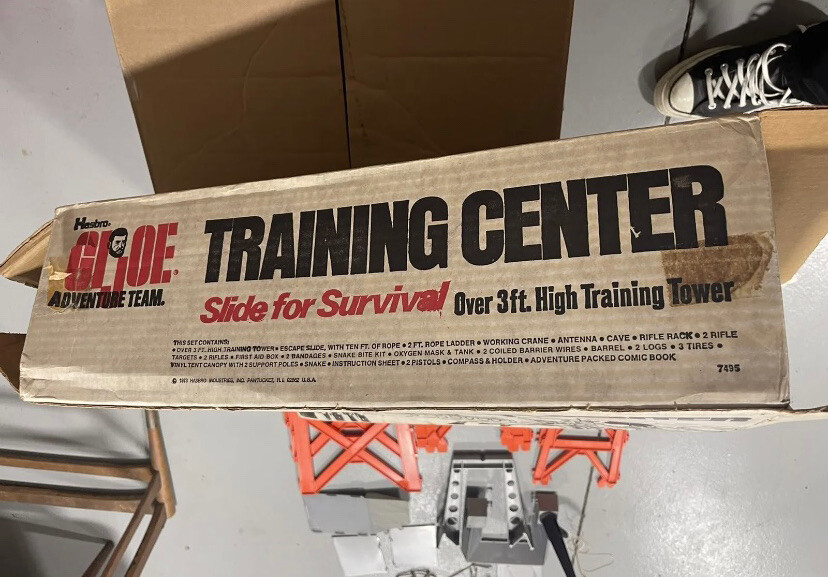 Vintage Hasbro GI Joe Adventure Team Training Center Tower & 1970s With ...