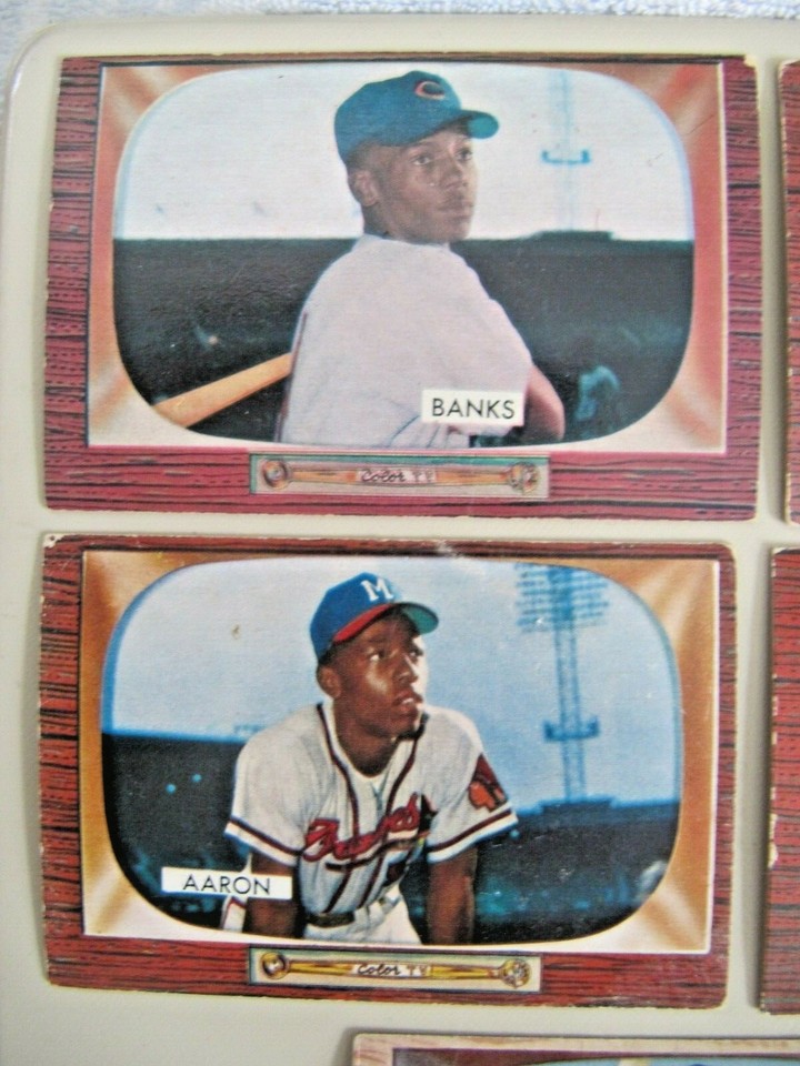 1955 BOWMAN BASEBALLCOMPLETE SET (1-320) MANTLE BANKS AARON MAYS VGEX+ ...