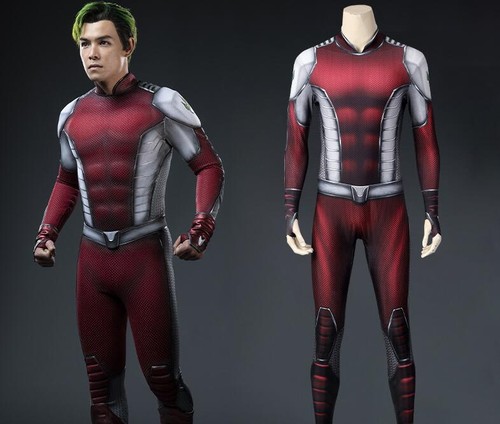 Beast Boy Garfield Mark Logan Titan Cosplay Costume Bodysuit Tight ...