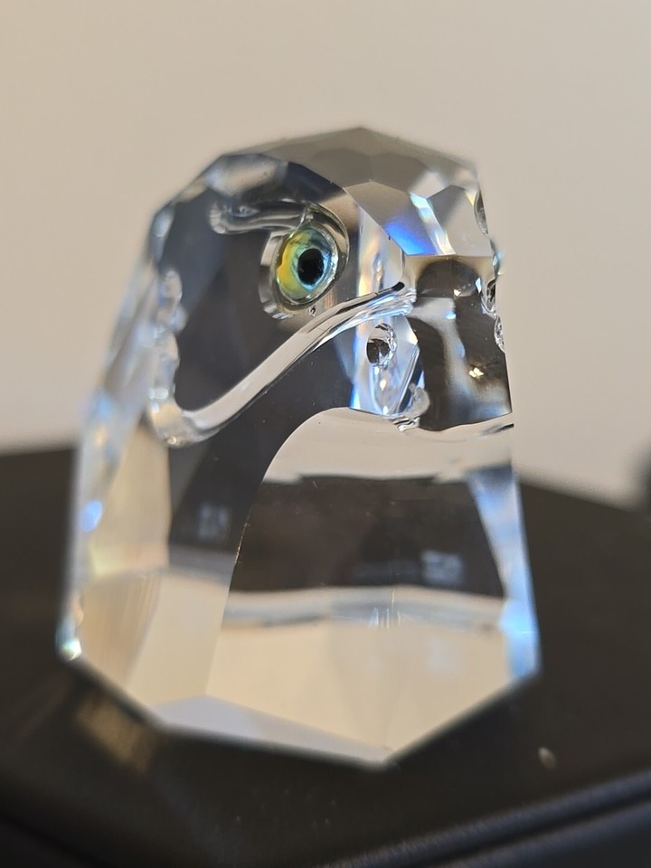 Swarovski Crystal Falcon Head Figurine | eBay