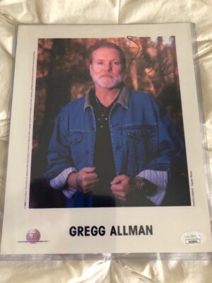 GREGG ALLMAN SIGNED 8X10 COA BY JSA | eBay