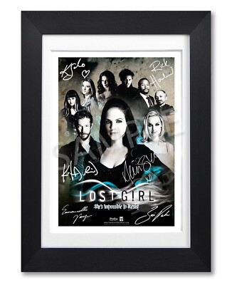 LOST GIRL CAST SIGNED TV SHOW SERIES SEASON POSTER PHOTO AUTOGRAPH GIFT ...