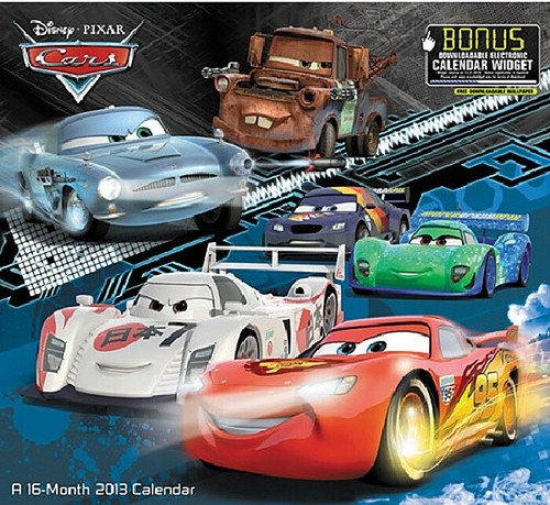 Walt Disney Pixar Cars Movies 16 Month 2013 Wall Calendar, NEW SEALED ...