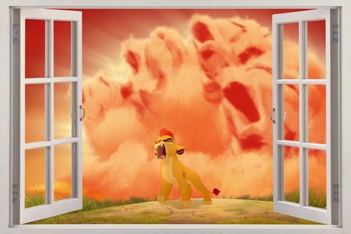 The Lion Guard LION 3D Window Decal Graphic Wall Sticker Art Mural ...