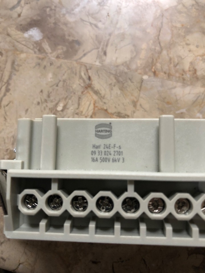 HARTING 09330242701 CONNECTOR HEAVY DUTY 24 POSITION FEMALE 16A | eBay