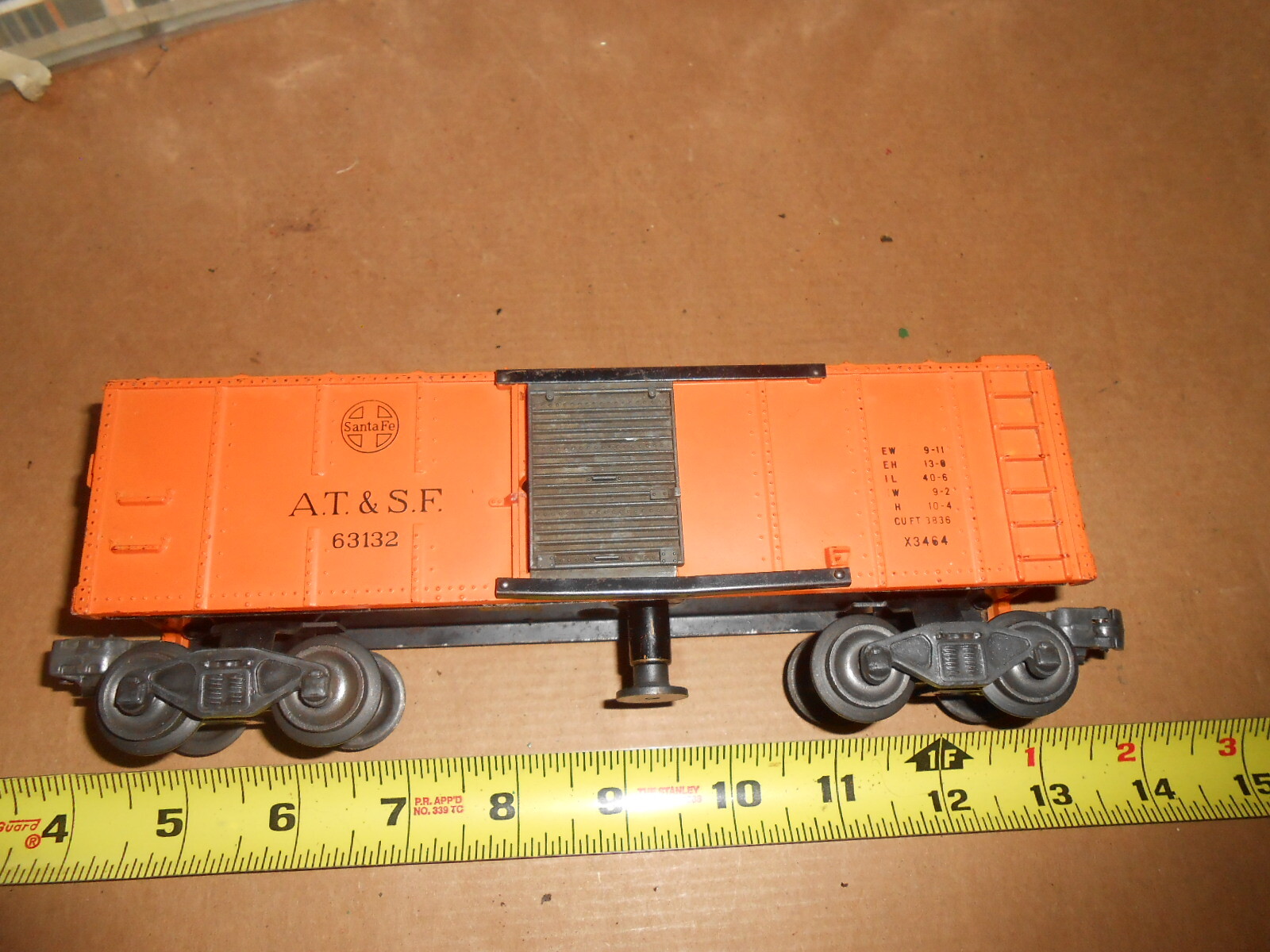 O/O-27 Lionel Box cars, Baby Ruth, Basco, ship 6014, x6004, x6034 ...