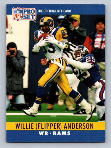 1990 Pro Set #162 Flipper Anderson Los Angeles Rams | eBay