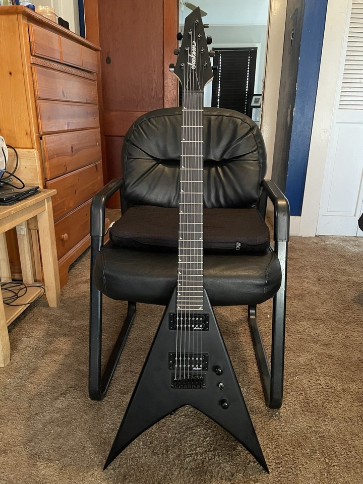 Jackson King V JS22 HT 7-string Electric Guitar - Satin Black | eBay