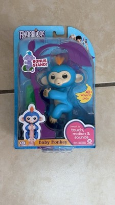 Fingerlings Baby Monkey Dark Teal With Orange Hair Boris Interactive ...
