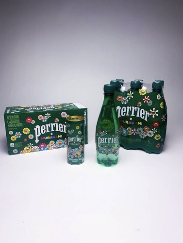 Perrier X Murakami - Case of 10 Aluminum Cans | eBay