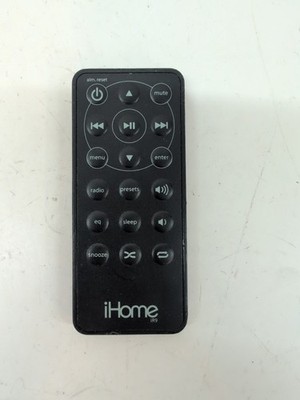 iHome IR9 Remote Control iPod Home System Dock Speaker Replacement ...