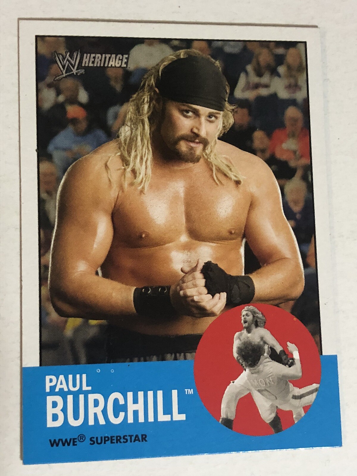Paul Burchill WWE Heritage Topps Trading Card 2007 #41 | eBay