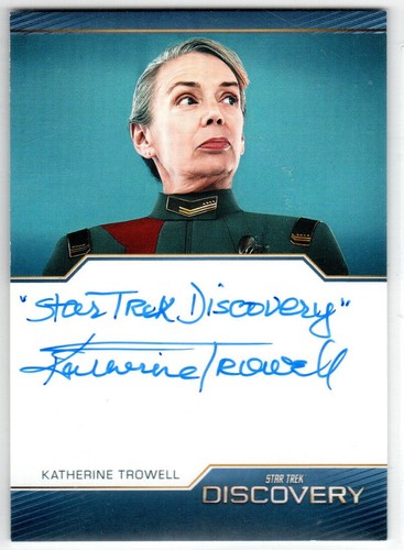 STAR TREK DISCOVERY SEASON 4 KATHERINE TROWELL BANDRA INSCRIPTION ...