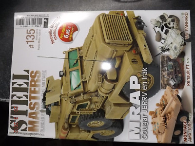 GC Revue Steel Masters n°135 MRAP Cougar JERRV Irak / VBL Panhard / AMX ...