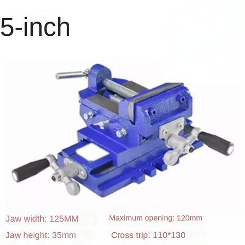 Cross Plain Vise Bench Drill Bidirectional Mobile Vise Jig Workbench ...