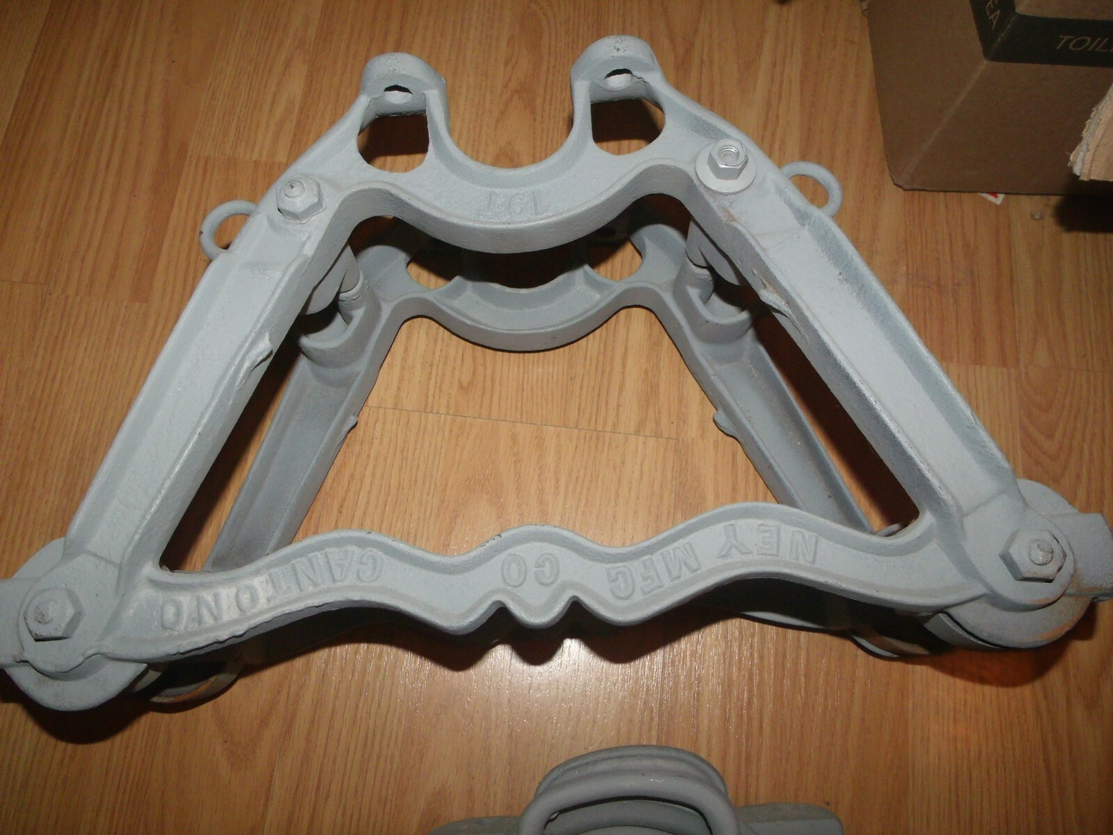 Antique Hay Carrier Trolley - Ney Brand Canton Ohio Farm Barn | eBay