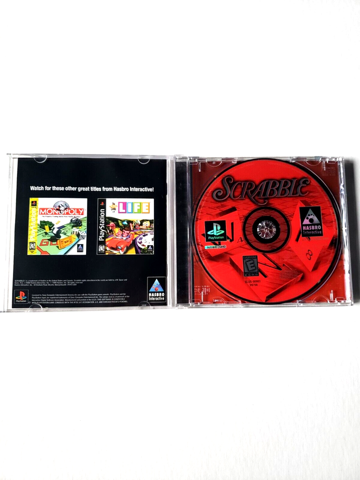 Scrabble Crossword Game (Sony PlayStation 1, 1999) ps1,ps2, One Owner ...