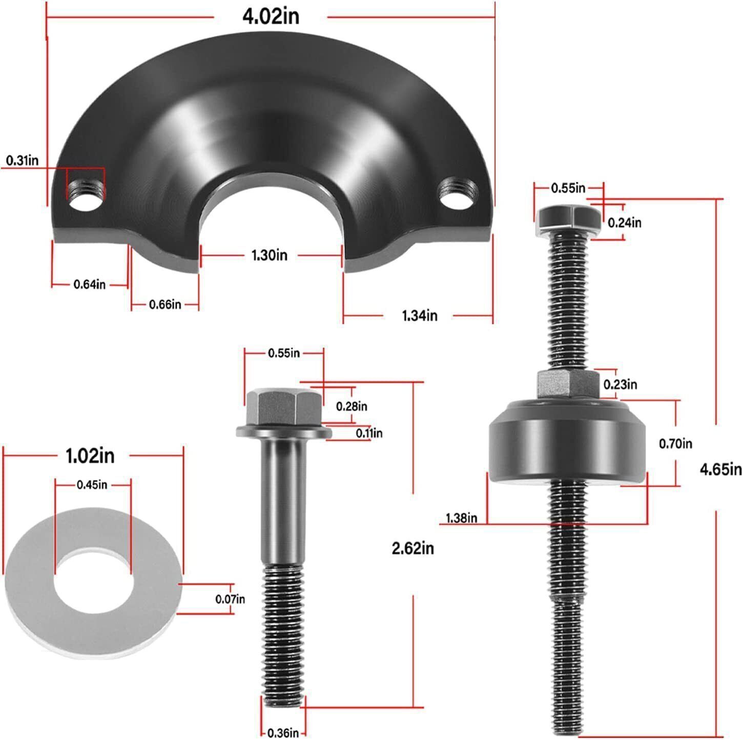 Water Pump Pulley Service Kit Removal Install Tool Set 303-S455 for ...