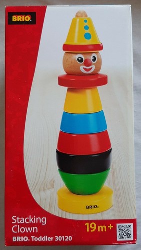Brand New Stacking Clown BRIO Toddler 30120 educational & Learning toy ...