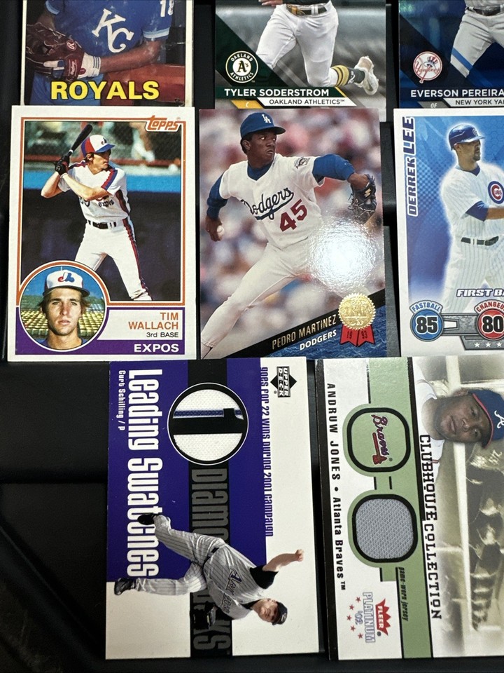 (30) Baseball Cards Inserts Rookies Lot Game Used Jersey Autograph ...