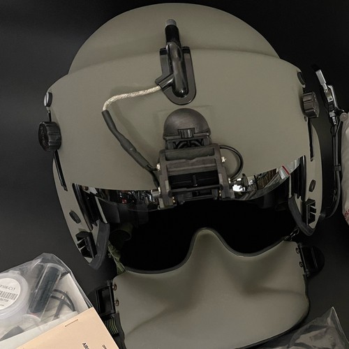 NEW GENTEX HGU-56/P USA Large Helicopter Flight Helmet, MSF-ANVIS NVG ...