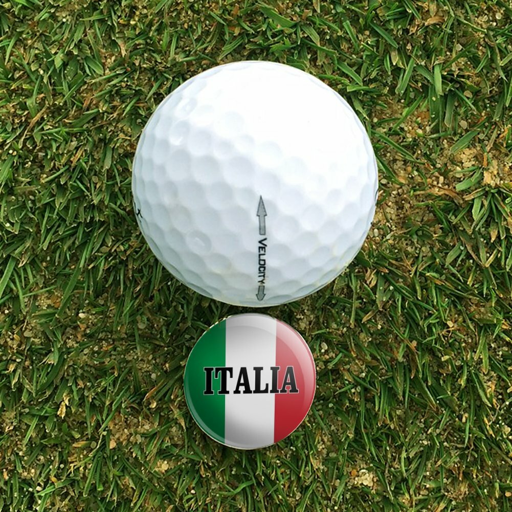 Italia Italy Italian Flag Golf Hat Clip With Magnetic Ball Marker | eBay