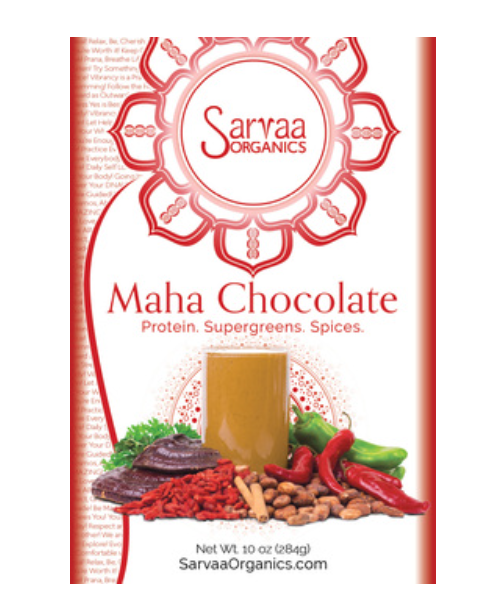 SARVAA SUPERFOOD Maha Mayan Chocolate - Organic, Vegan, Raw Meal ...