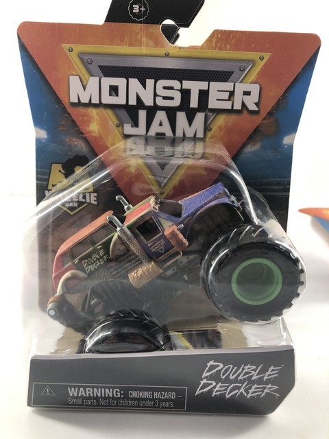 Monster Jam Series 17 Double Decker Spin Master 2021 With Wheelie Bar ...
