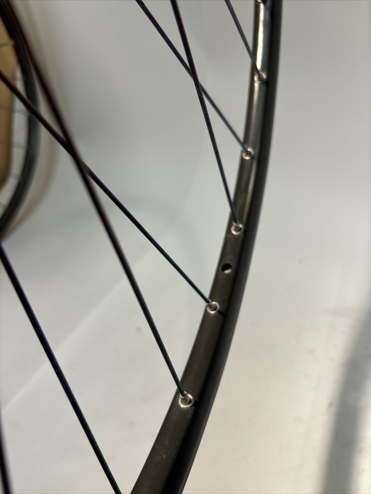 Rare! DT Swiss/Hugi Oil Slick Wheelset, 700c, Mavic Open 4 CD Rims Hugi ...