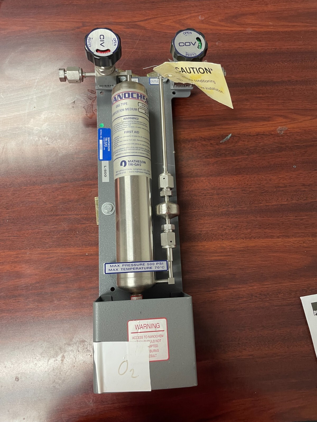 MATHESON TRI-GAS L-500 PURIFICATION SYSTEM, NANOCHEM (NEW) QTY:1 | eBay