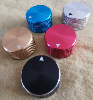 Aluminium guitar pot knob for control volume tone for 6mm shaft | eBay UK