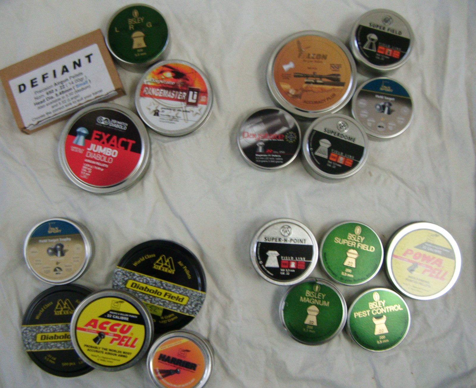 SAMPLE PELLET PACKS .22 x40 PELLETS – CHOICE THIRTY - SAVE WITH MULTI ...