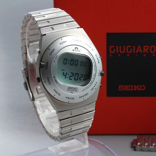 [Near Mint w/ Box] Seiko Giugiaro Design A825-00A0 SBJG001 Limited 3000 ...