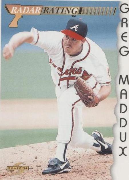 1996 Score - Radar Rating Greg Maddux #194 for sale online | eBay
