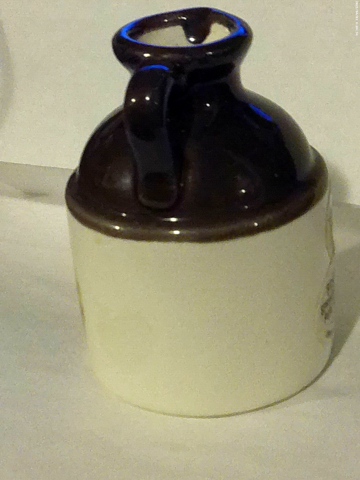 Vintage Handmade ceramic 5 oz maple syrup jug Basilisk Inc Springfield ...