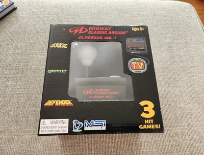 Midway Classic Arcade Vol 1 Plug N Play Game Joust Gauntlet Defender ...