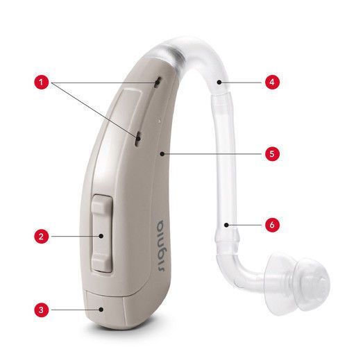 New Signi a hearing aids Intuis 3 BTE P/SP 12 Channel digital perfound ...