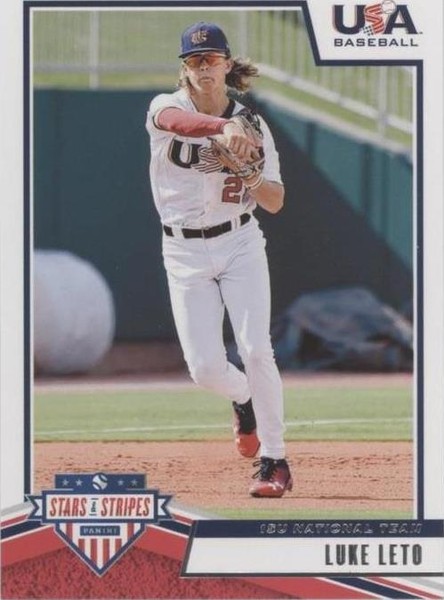 2019 Panini USA Baseball Stars & Stripes - #64 Luke Leto (RC) for sale ...