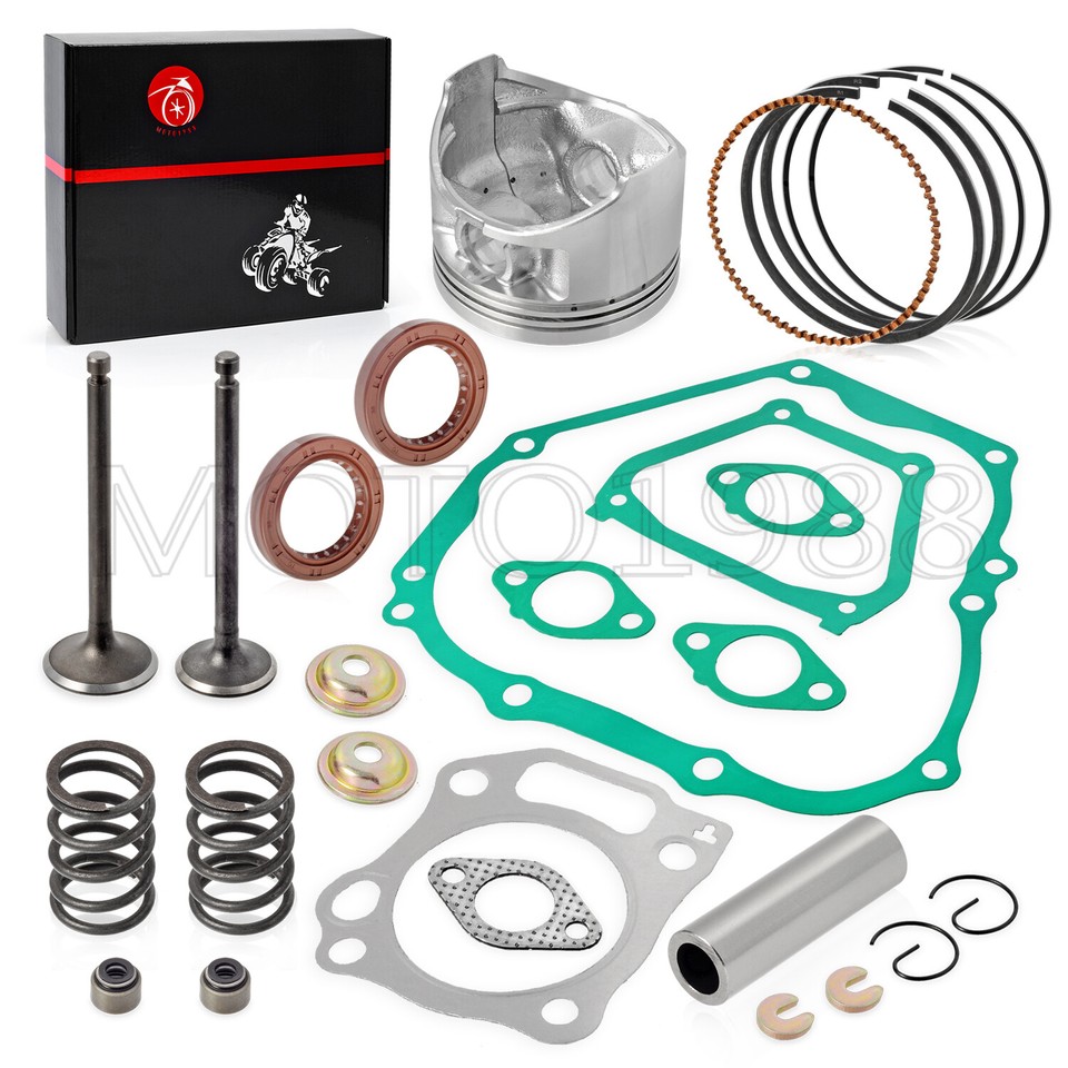 Engine Top End Rebuild Kit +0.25 Piston Valve For YAMAHA Golf Cart G16 ...
