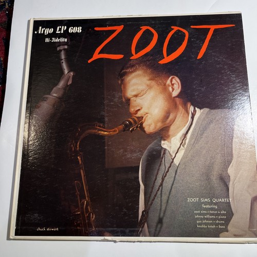 Jazz Lp By Zoot Sims “Zoot” On Argo #608 Mono Deep Groove | eBay