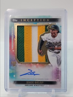 ZACK GELOF 2024 TOPPS INCEPTION RPA ROOKIE JUMBO PATCH RC AUTO /125 ...