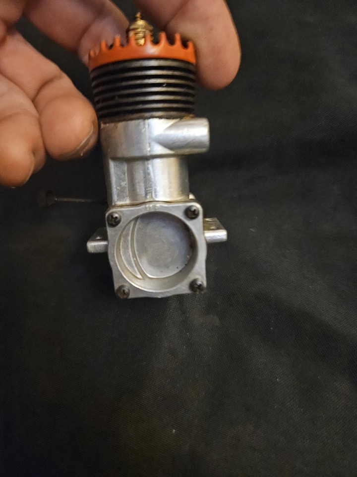 VTG McCoy 35 RC Plane Stunt Engine Red Head- Chrome Case-Great ...