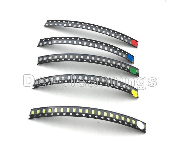 100 pcs Super bright SMD SMT 1206 GREEN LED lamp Bulb NEW | eBay