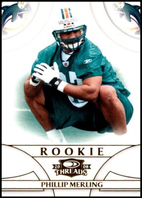 2008 Donruss Threads Retail Rookies #223 Phillip Merling RC 651/999 | eBay