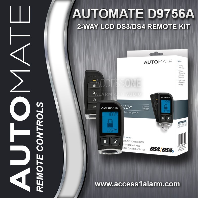 Automate D9756A 2-Way LCD 1-Mile Remote Kit With Antenna For DS3 and ...